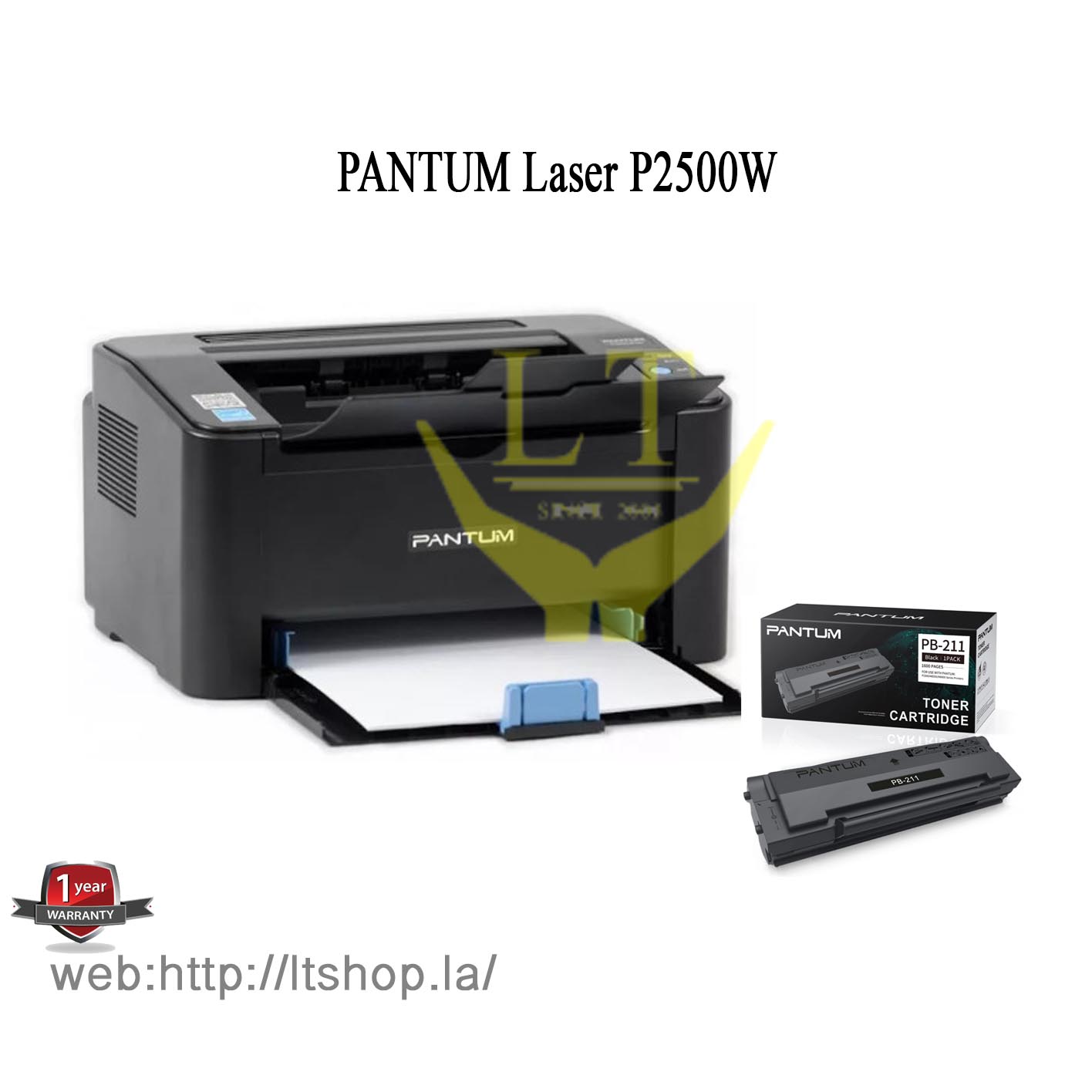 PANTUM Laser P2500W - 20ppm/Wifi