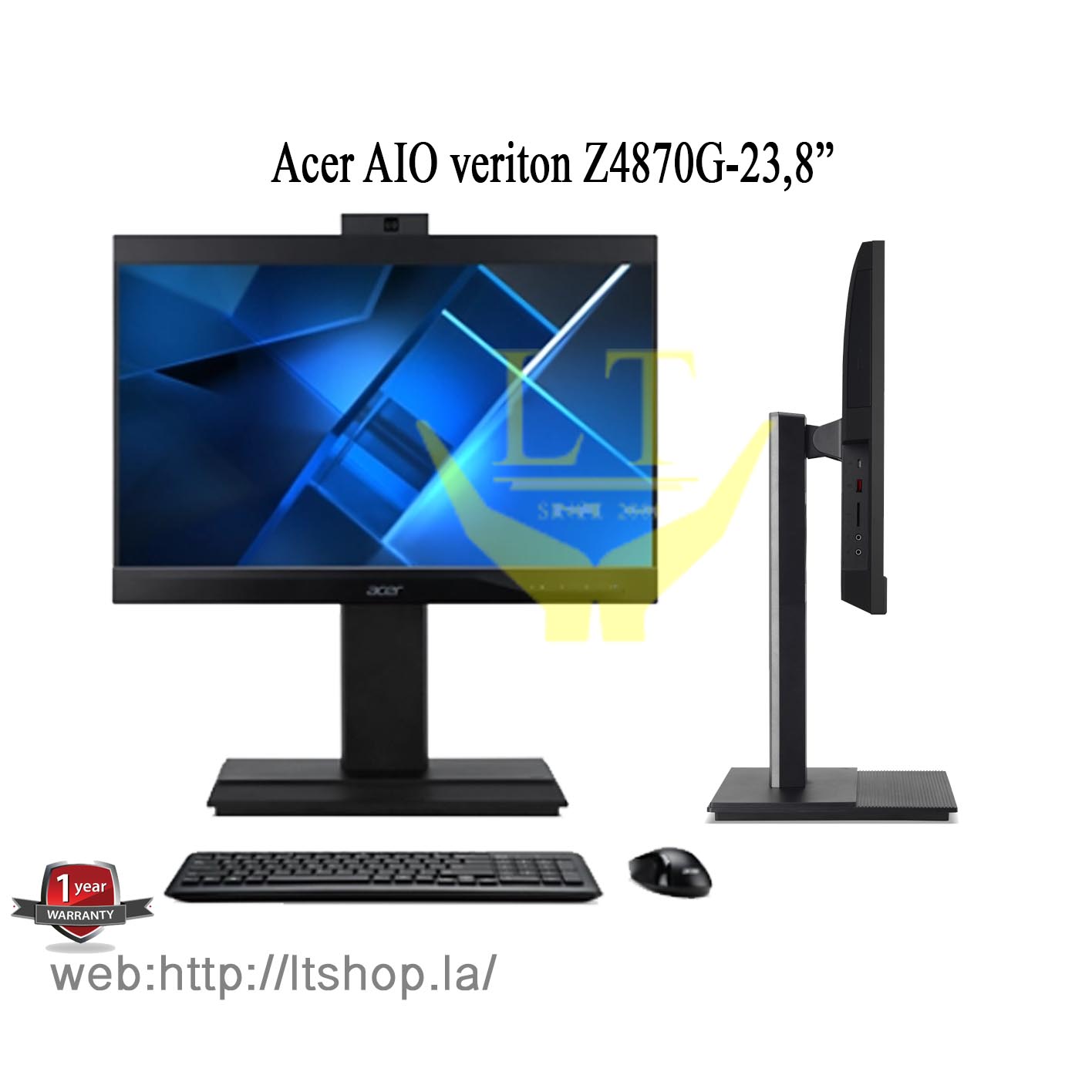 Acer AIO Veriton Z4870G-10100 / SSD 256GB / 23,8"FHD