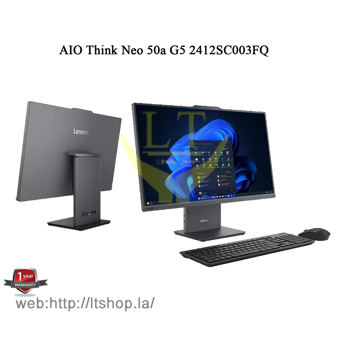 AIO Lenovo ThinkCentre Neo 50a G5 / Core i7-13620H / 23,8"