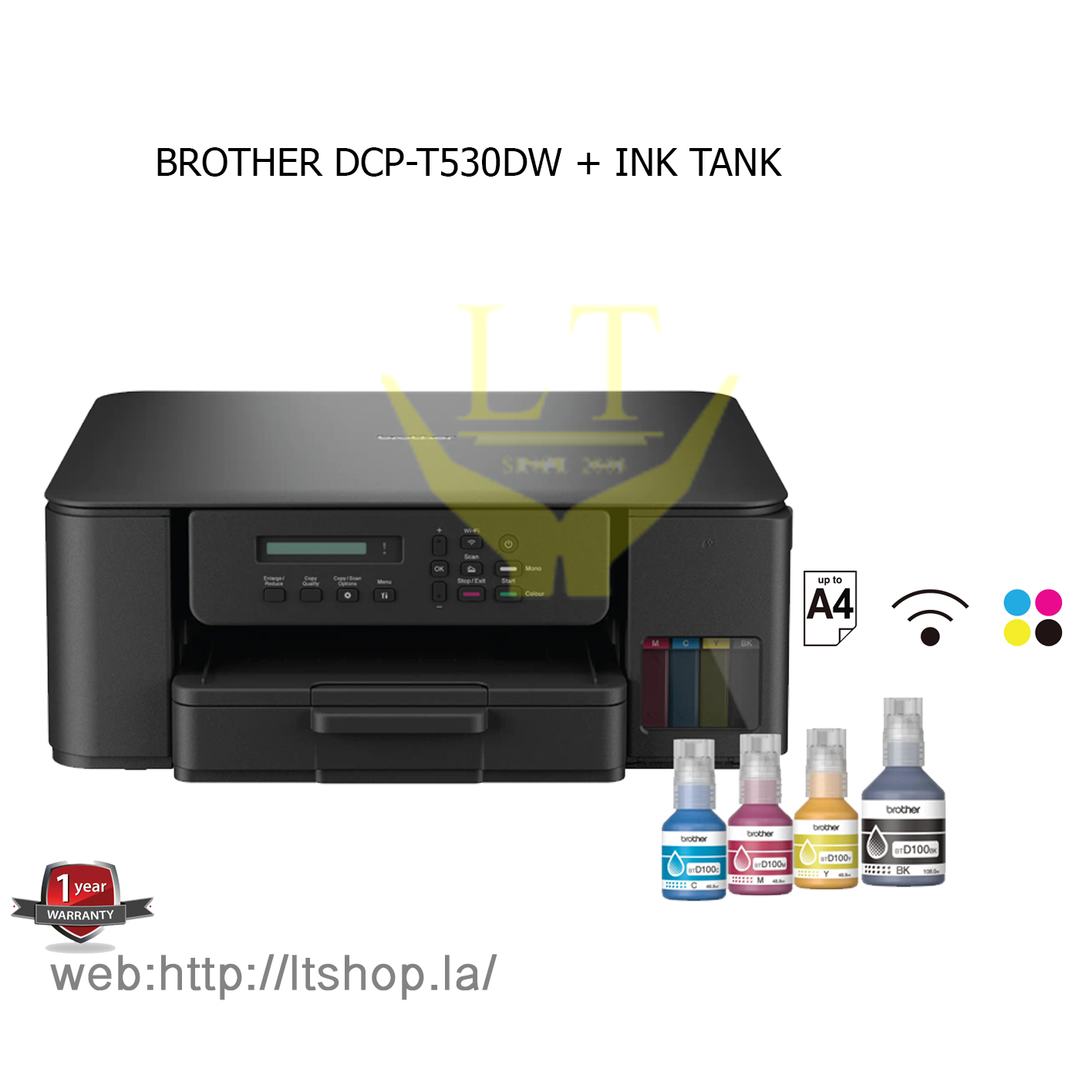 BROTHER DCP-T530DW + INK TANK