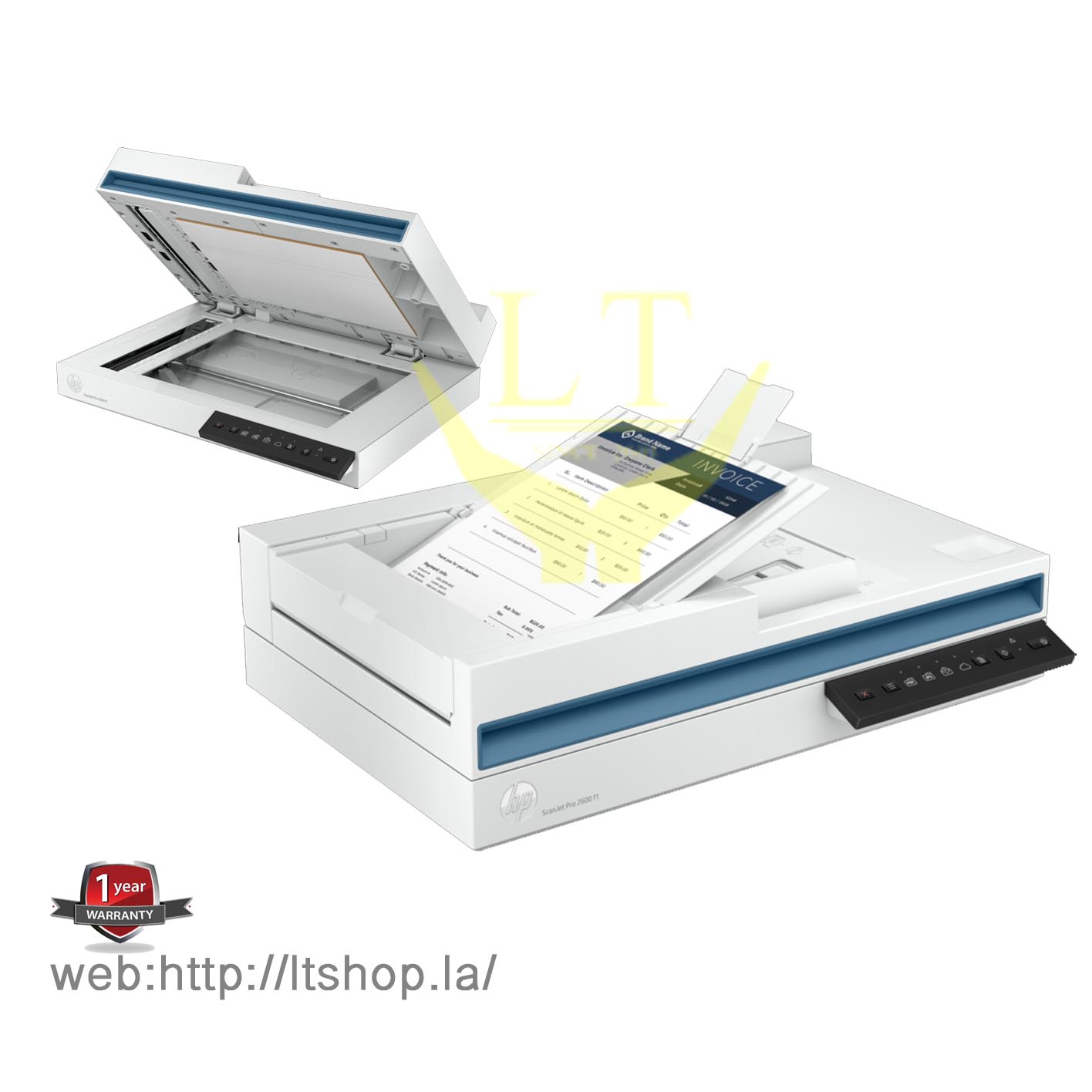 HP Scaner jet Pro 2600F1 - DADF-Fast 2-Sided